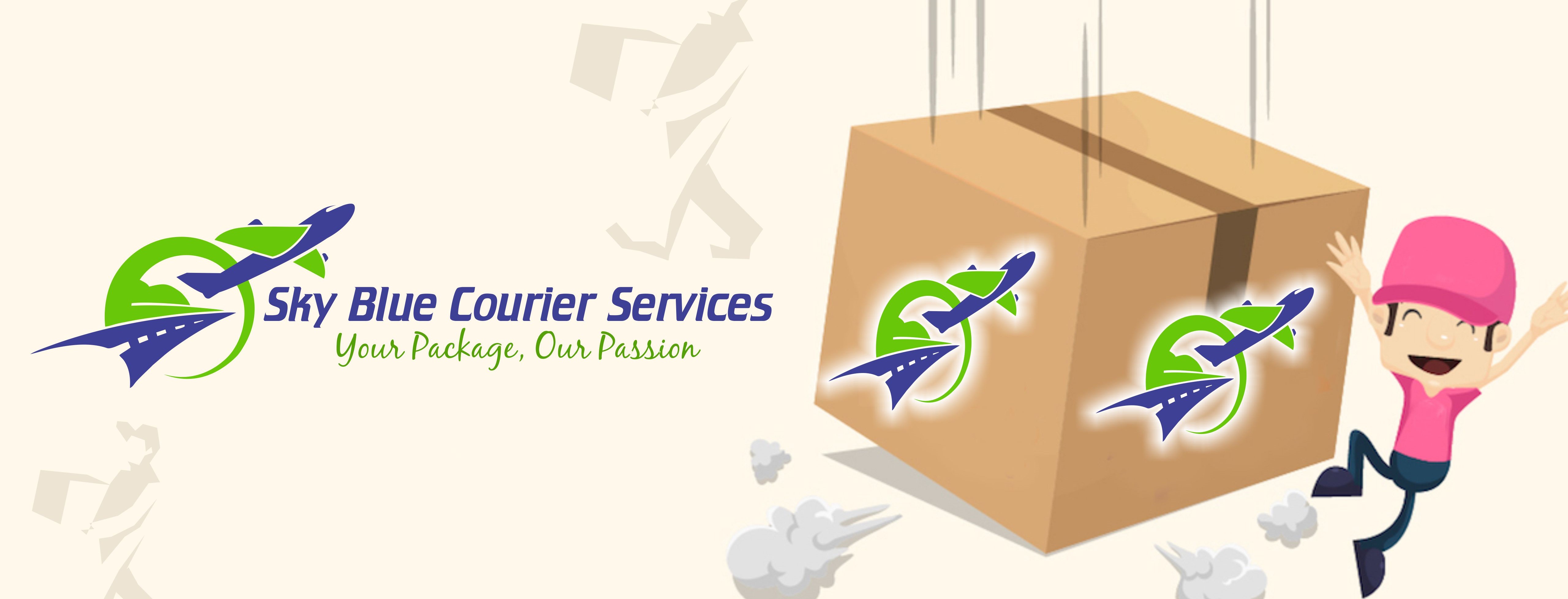 Home Page - Sky blue courier services